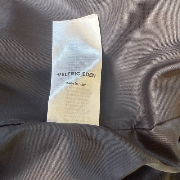 Aelfric Eden | Jackets & Coats | Aelfric Eden Brown Solid Washed Faux ...